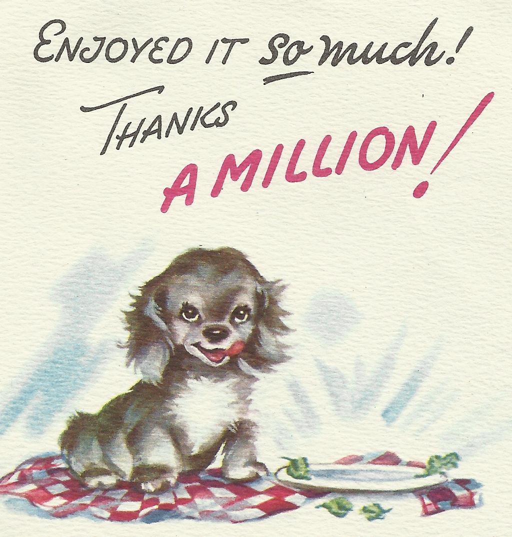 Adorable card that I received today from a reader! It's by "Puppy ...